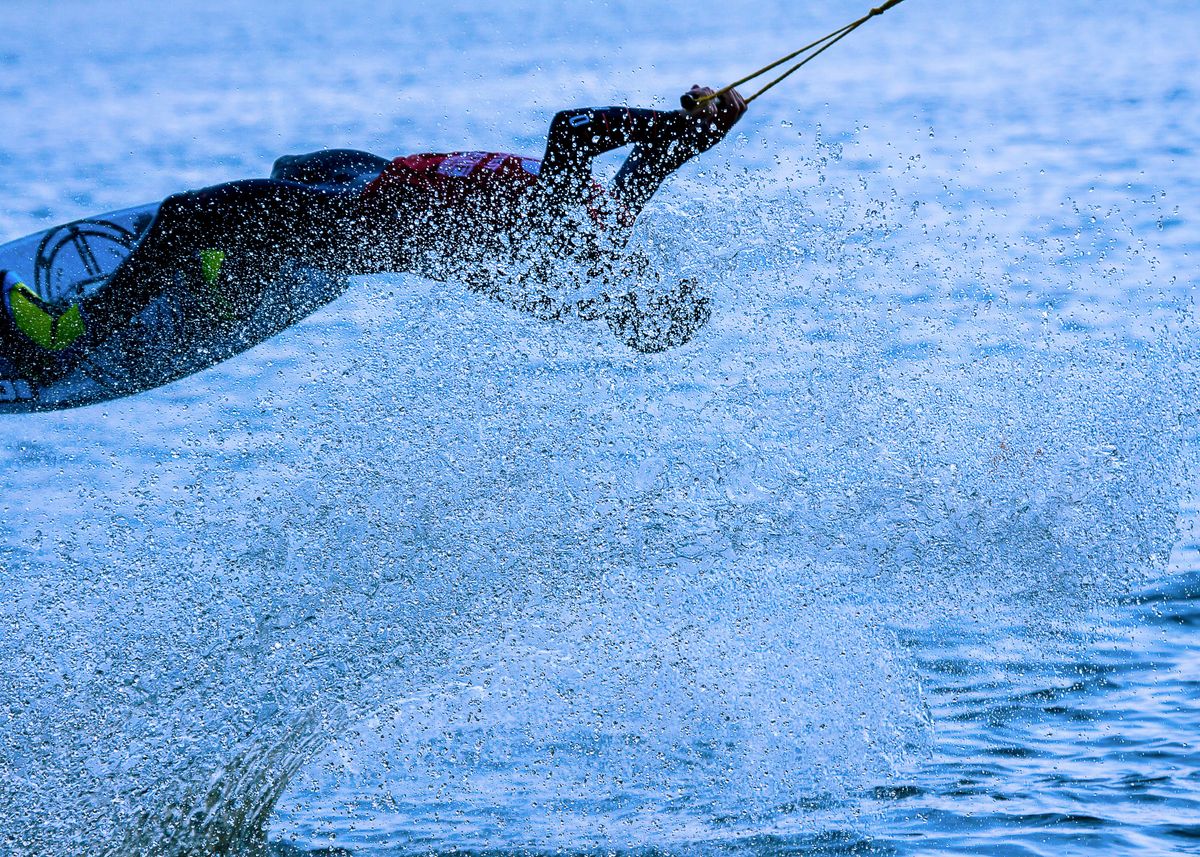'Wakeboarding 8' Poster by Marc Heiligenstein | Displate