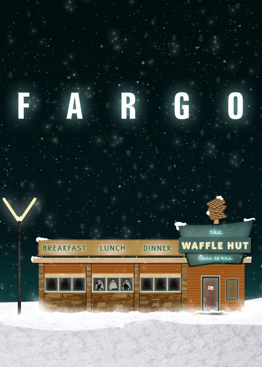 'Fargo' Poster, picture, metal print, paint by Sorin Ilie | Displate