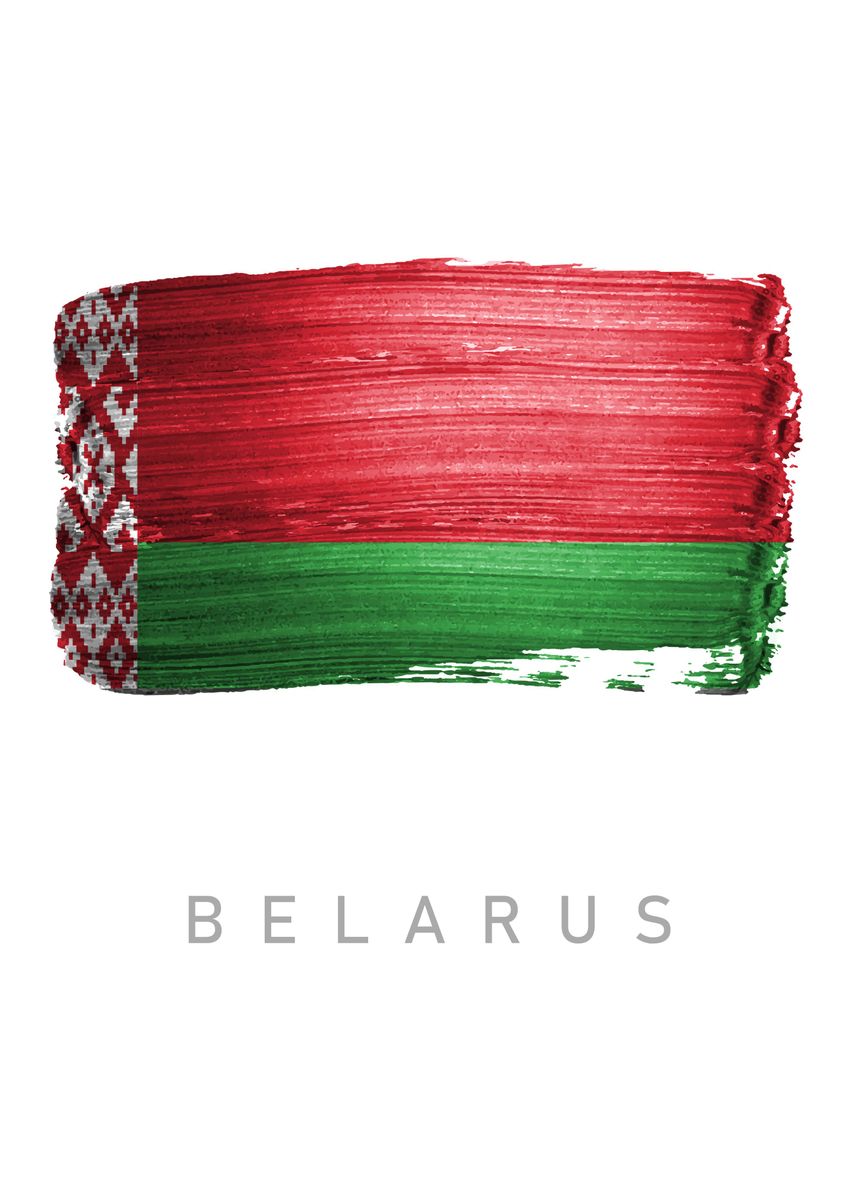 'Belarus' Poster, picture, metal print, paint by Kitty Kit | Displate