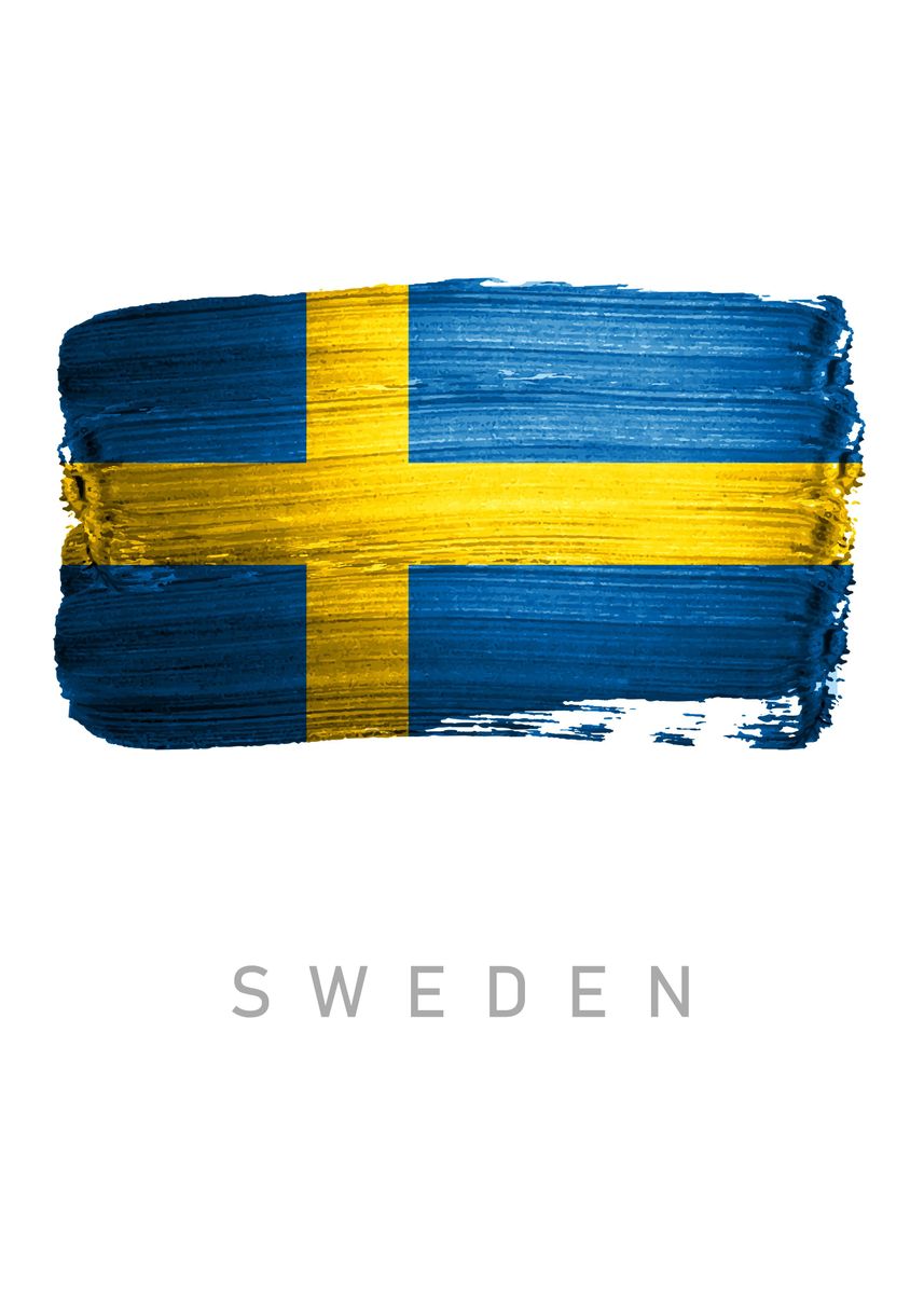 'Sweden' Poster by Kitty Kit | Displate