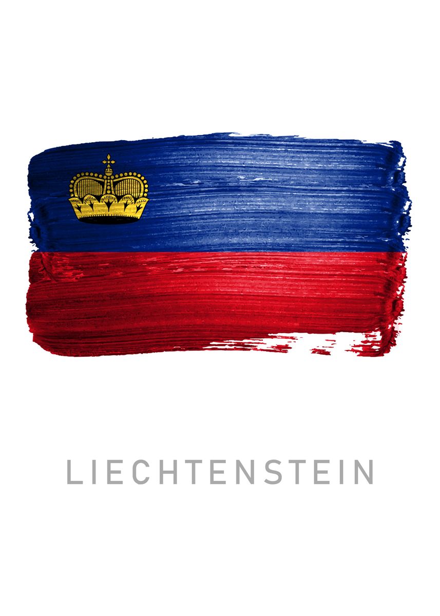'Liechtenstein' Poster, picture, metal print, paint by Kitty Kit | Displate