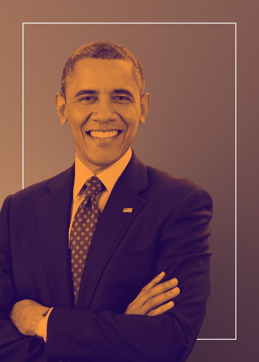 'Barack Obama' Poster, picture, metal print, paint by Corey Hutchison ...