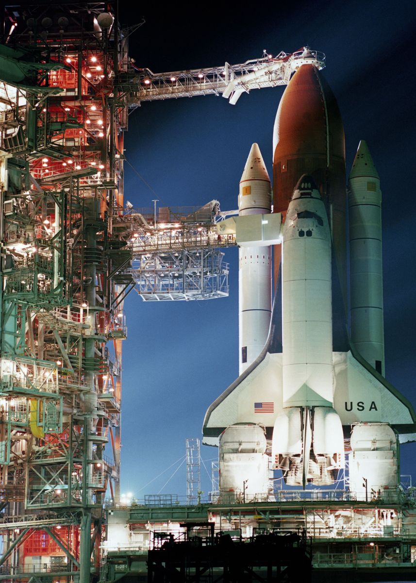 'Space Shuttle Columbia' Poster, picture, metal print, paint by ...