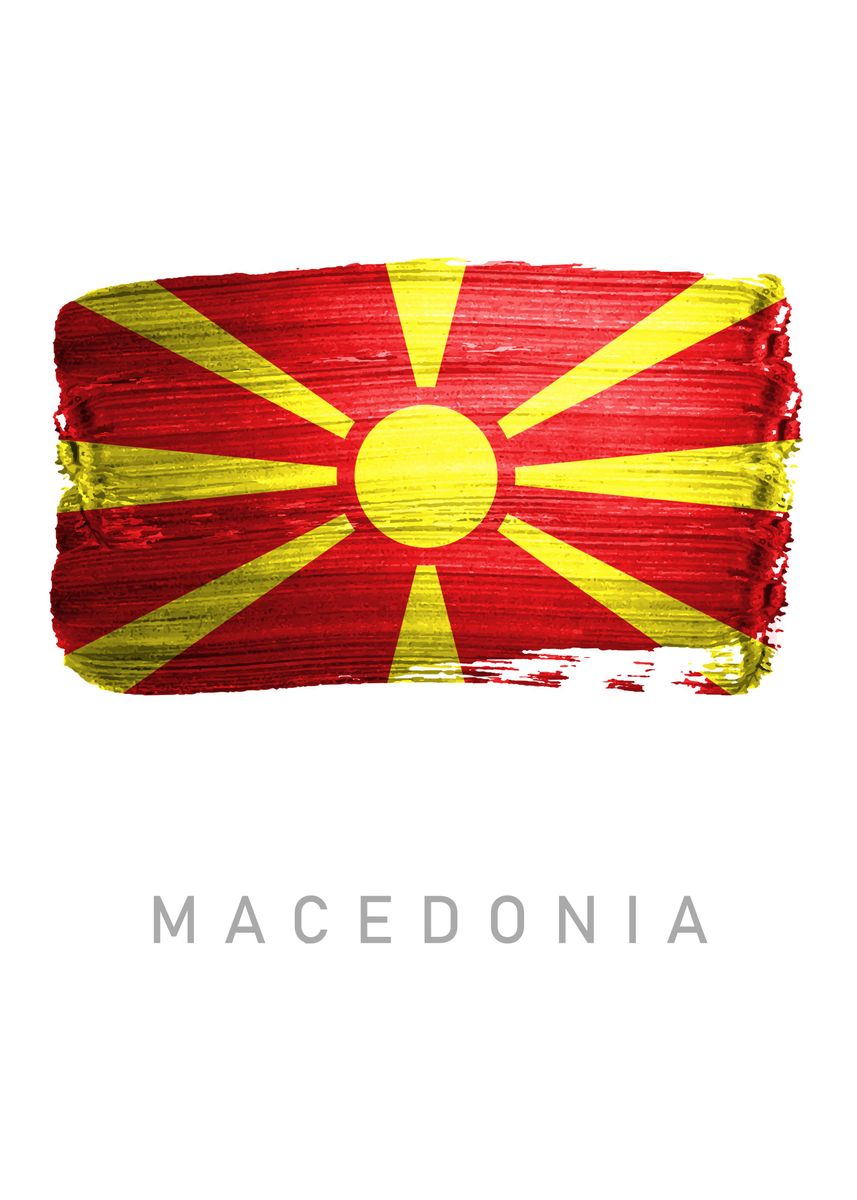 'Macedonia' Poster, picture, metal print, paint by Kitty Kit | Displate