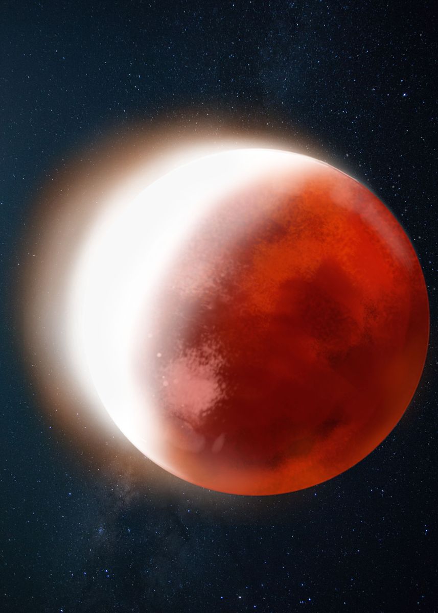 'Eclipse' Poster, picture, metal print, paint by crbn design | Displate