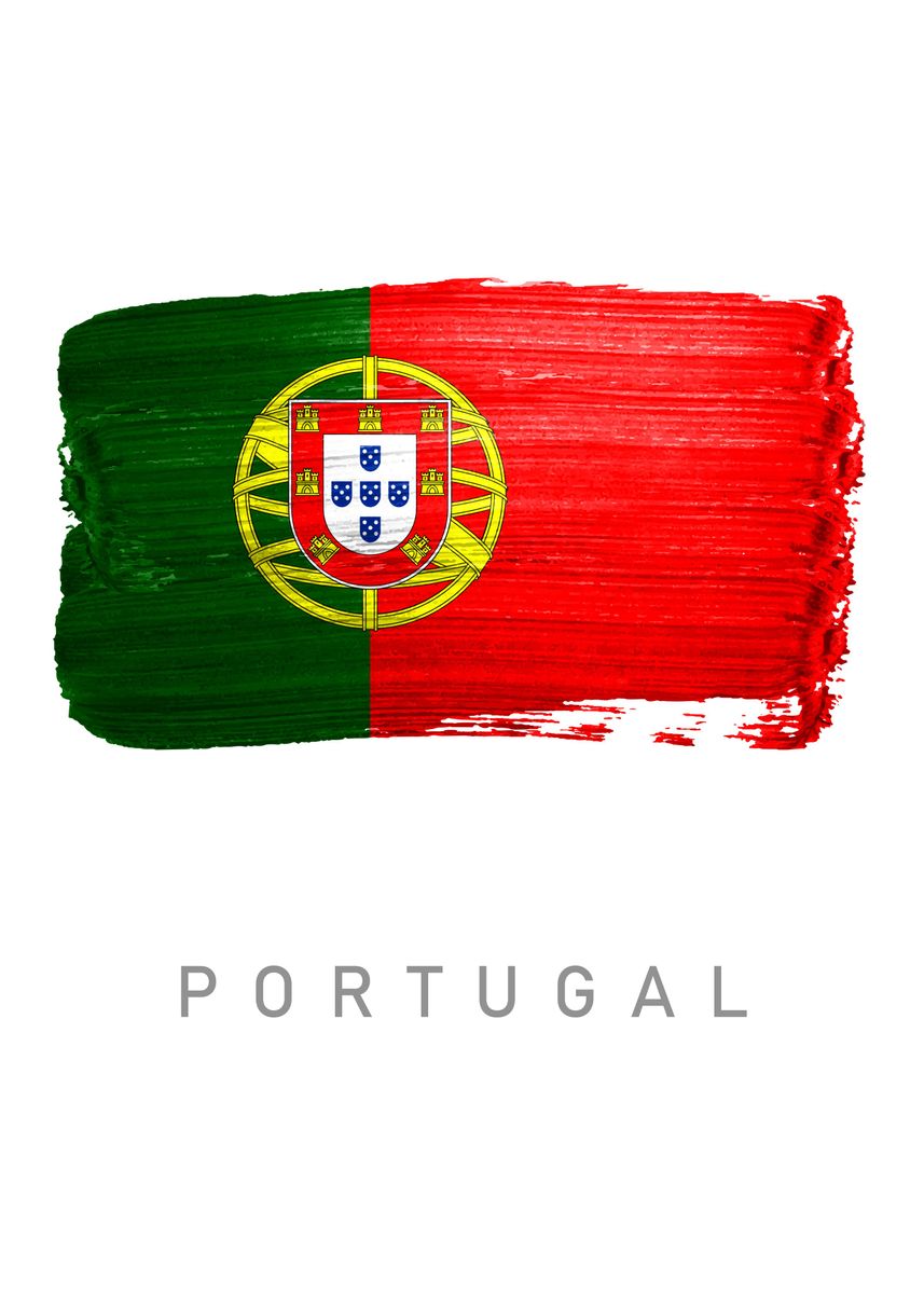 'Portugal' Poster, picture, metal print, paint by Kitty Kit | Displate