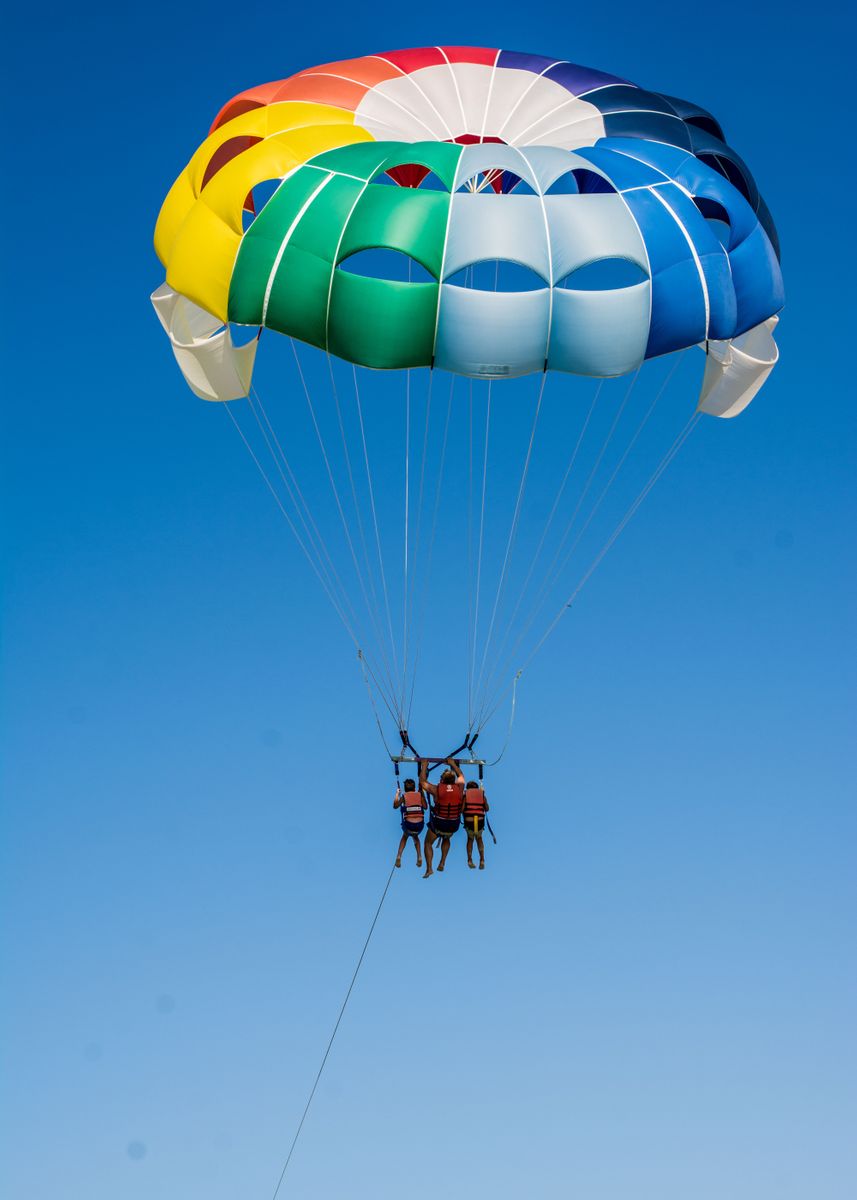 'Rainbow Parashute' Poster by Displate Master | Displate