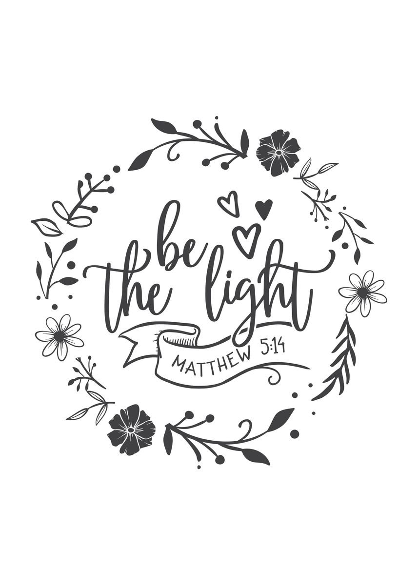 'Be The Light' Poster, picture, metal print, paint by TheBlackCat ...