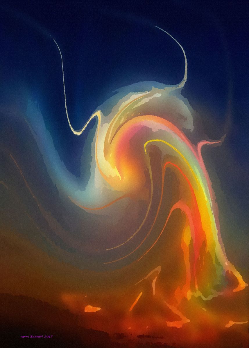 'Spirit Rising' Poster, picture, metal print, paint by Terry Bassett ...