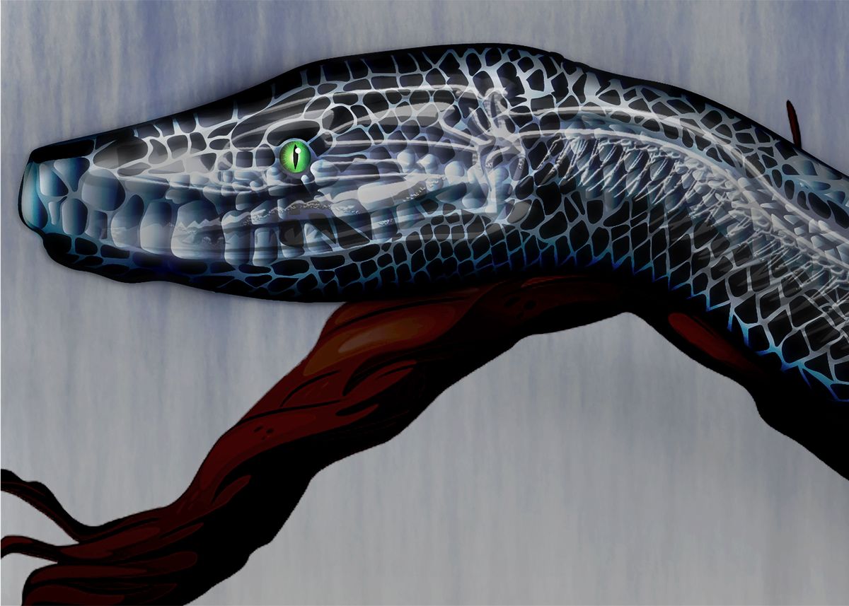 'The serpent of sin' Poster by Daniel Sandoval | Displate