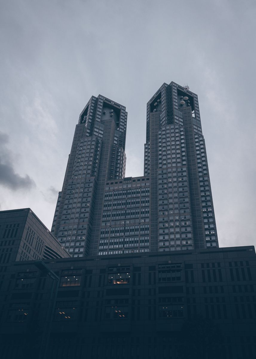 'Metropolitan Building' Poster by Mario Popescu | Displate