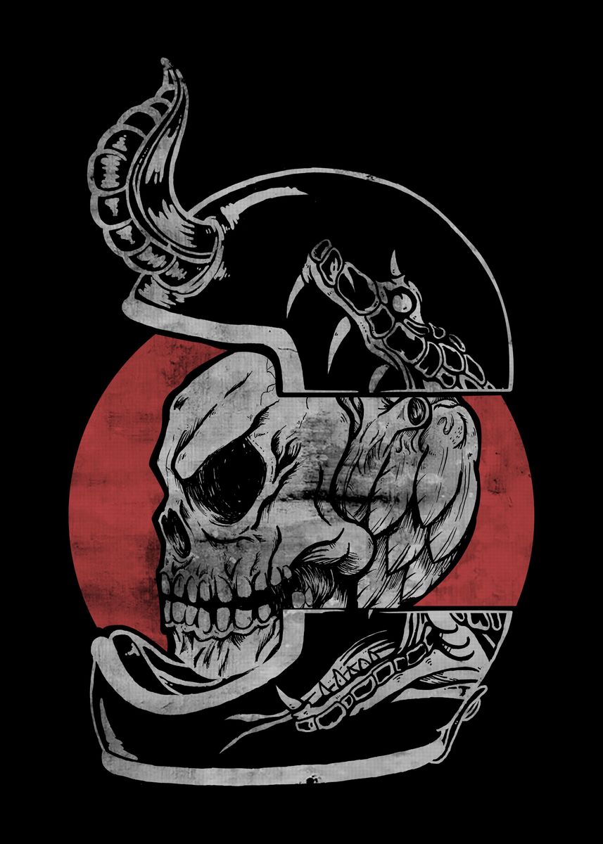 'DEAD RIDER' Poster, picture, metal print, paint by Jagini Thirteen ...