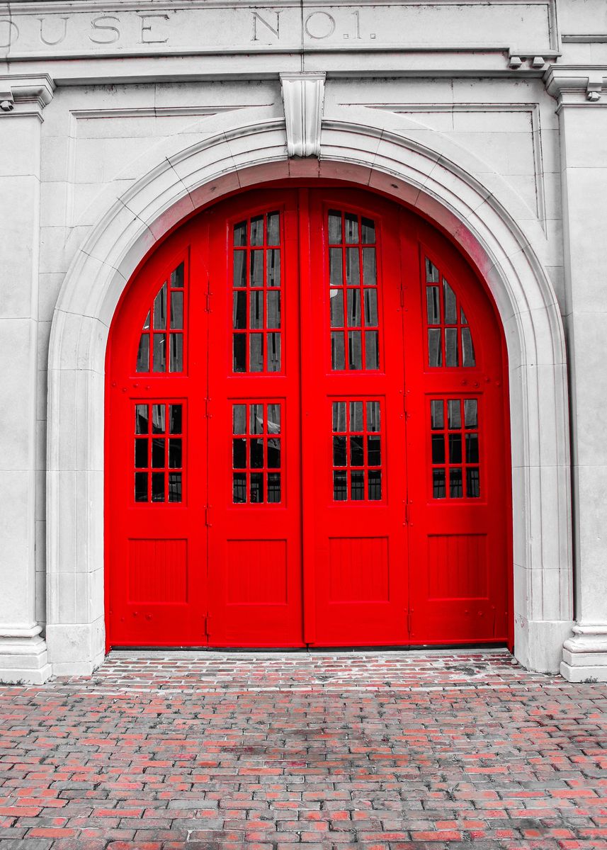 'Fire Engine House Door' Poster by Kyle Ferguson | Displate