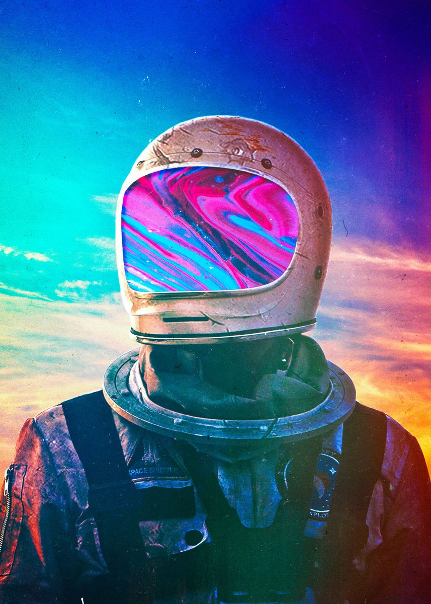 'Synthetic' Poster, picture, metal print, paint by seam less | Displate