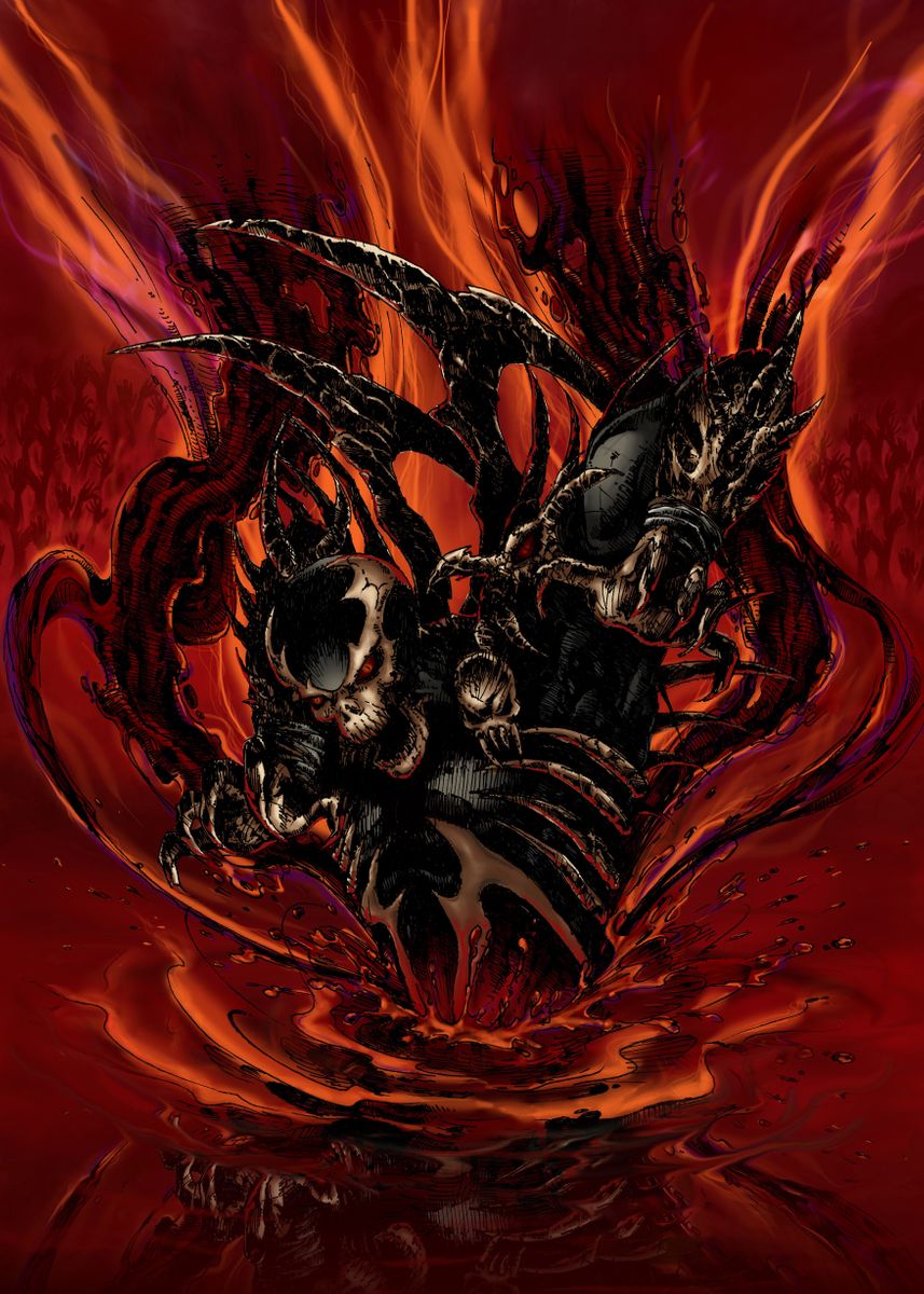 Hell Spawn Drawings