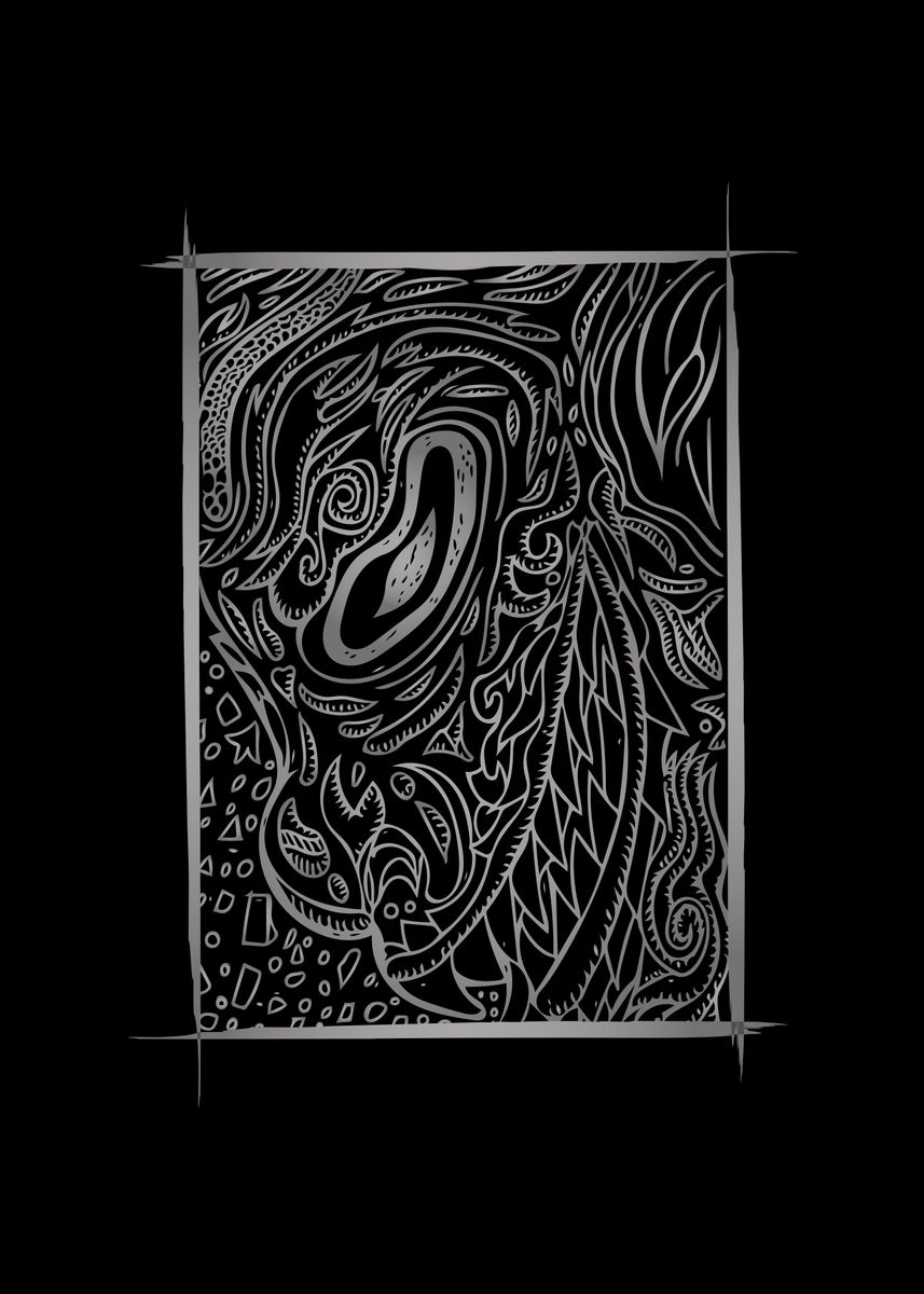'Crazed Smile' Poster by Jesse Lennon | Displate