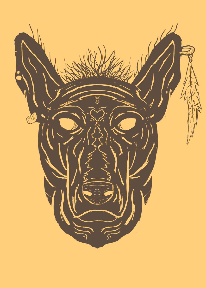 'Xolo' Poster, picture, metal print, paint by Diego Alberto | Displate