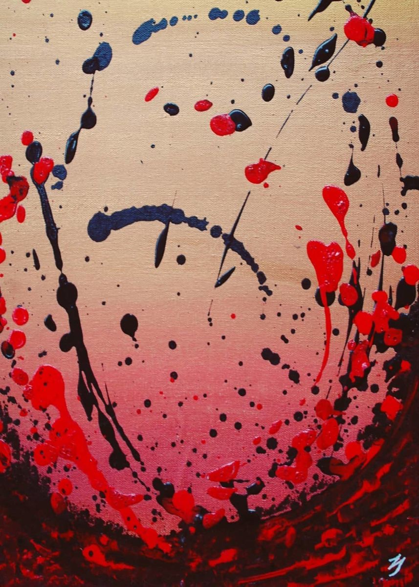 'Drip Trip' Poster, picture, metal print, paint by Zico Jude | Displate