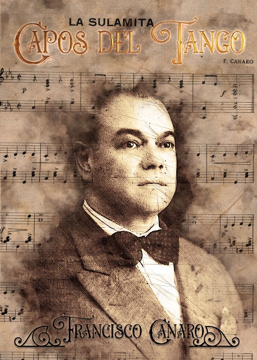 'Francisco Canaro' Poster by Petra Rommelfanger | Displate