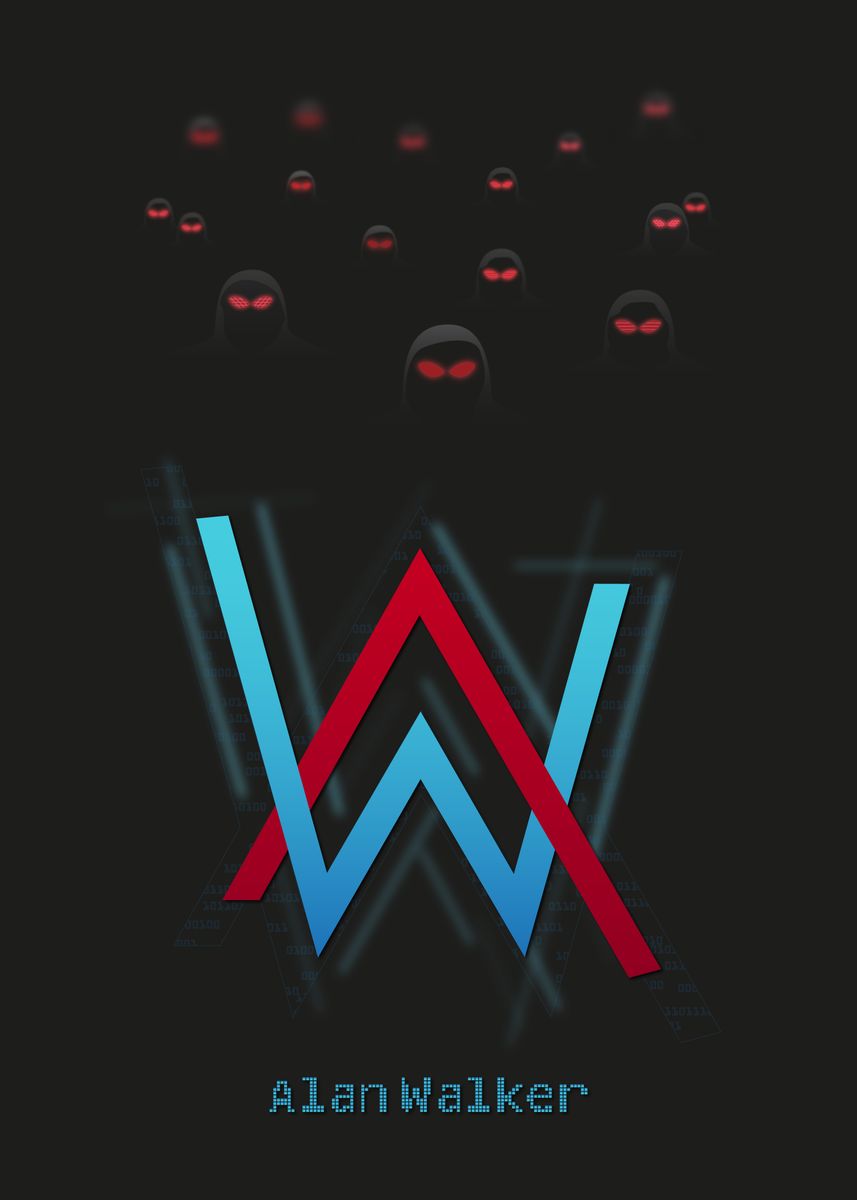 'Alan Walker' Poster, picture, metal print, paint by Ephraim Kibicho ...