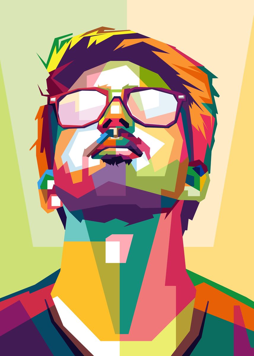 'cool style man' Poster, picture, metal print, paint by Rizky Dwi ...