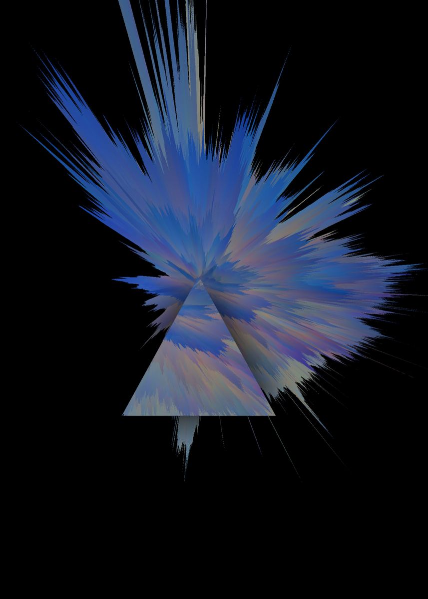 'Pierced Prism' Poster by Richard Gillman | Displate