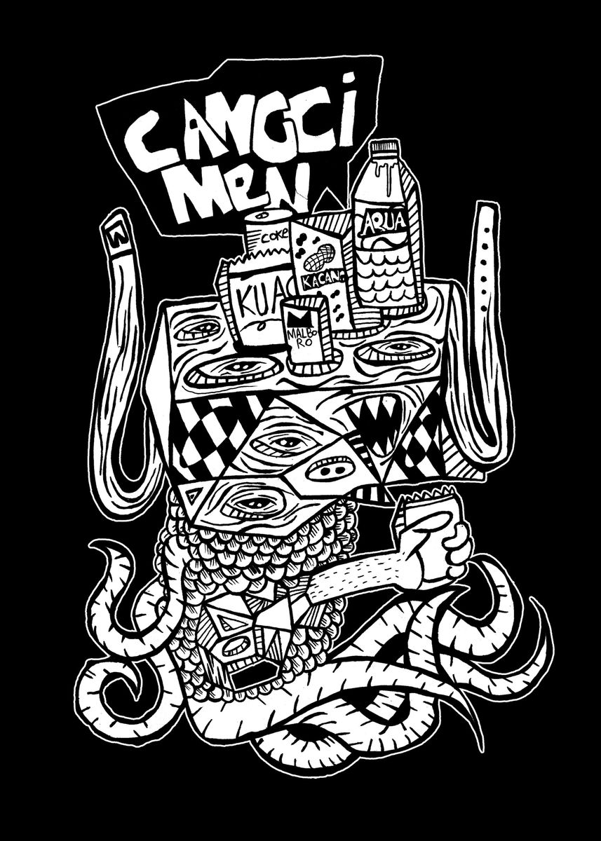 'Cangcimen' Poster, picture, metal print, paint by Catur Pribadi | Displate