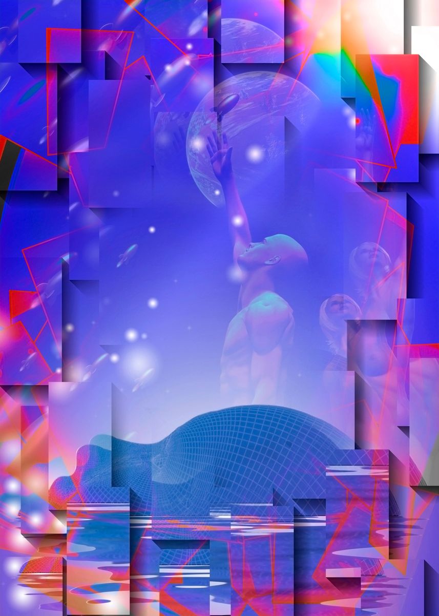 'Aspiration' Poster, picture, metal print, paint by Bruce Rolff | Displate