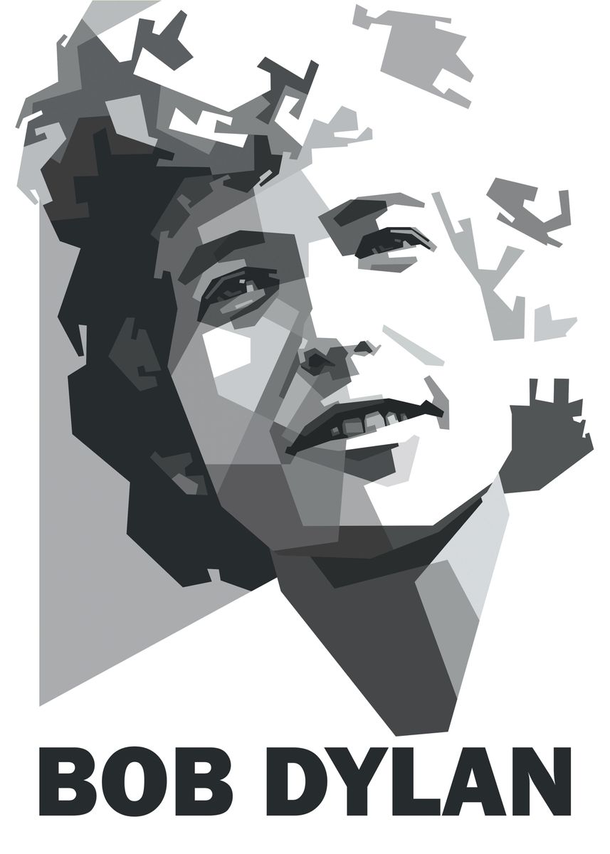 'Bob Dylan' Poster by Ef Fadli | Displate