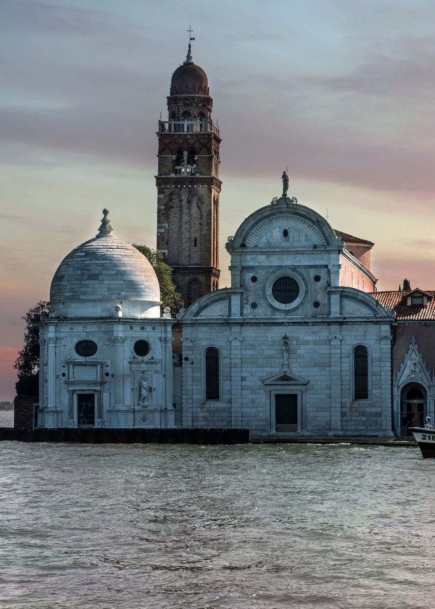 'Churches of Venice' Poster, picture, metal print, paint by Jaroslaw ...