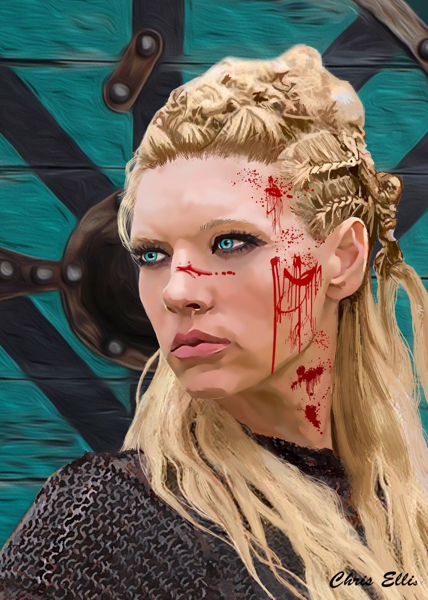 'Lagertha ' Poster by Chris Ellis | Displate