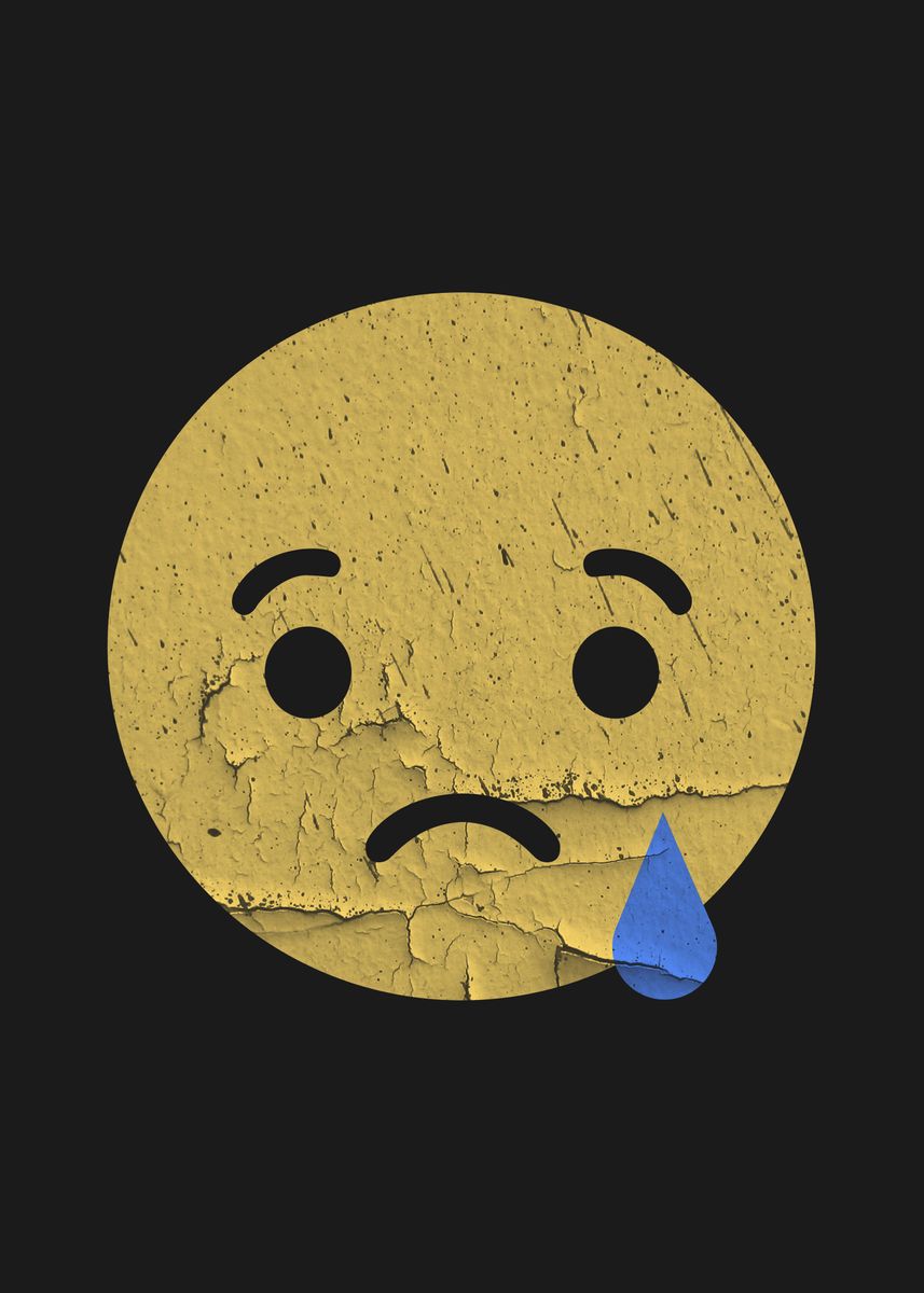 'sad react' Poster by Rian setiadi | Displate