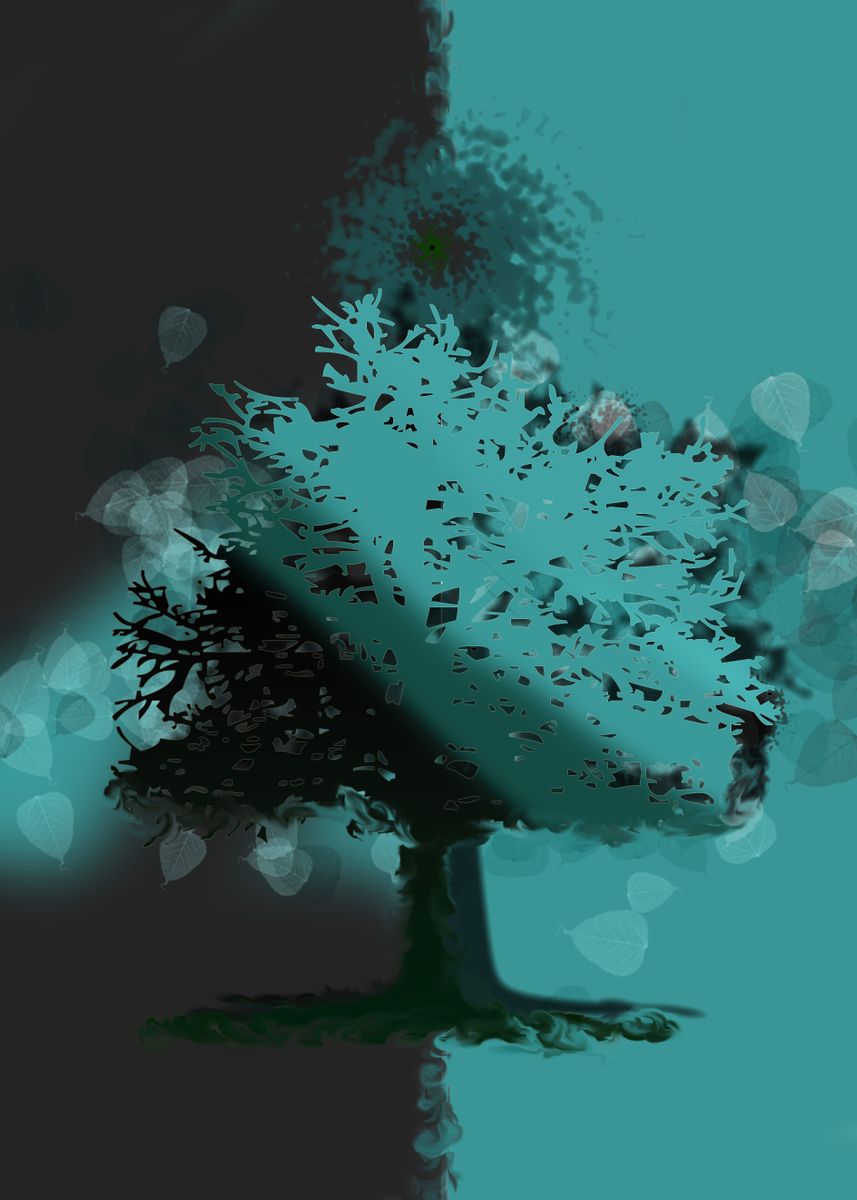 'The Distorted Tree' Poster by | Displate