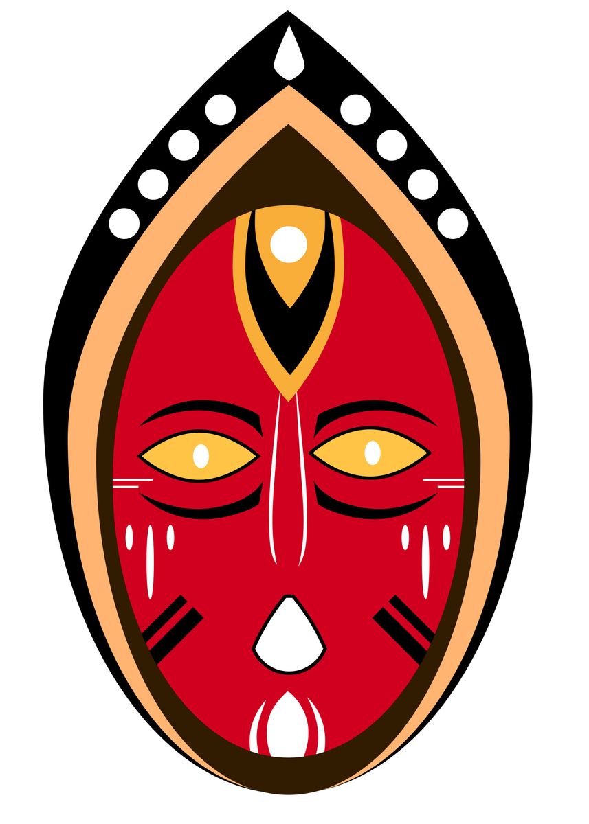 'Upsidedown Inverted Faces' Poster, picture, metal print, paint by Wael ...