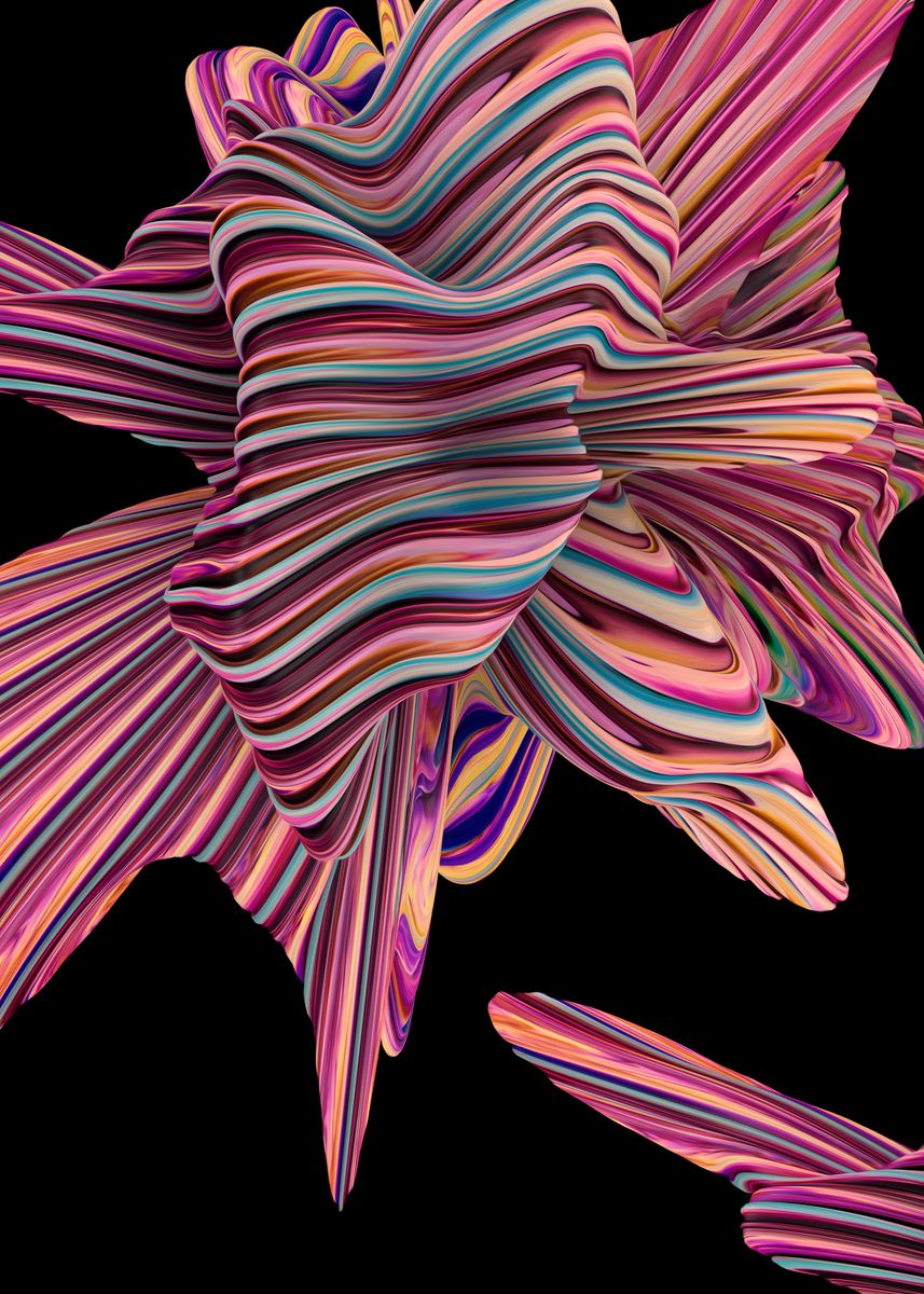 'Abstract Shape' Poster by Nikita Abakumov | Displate