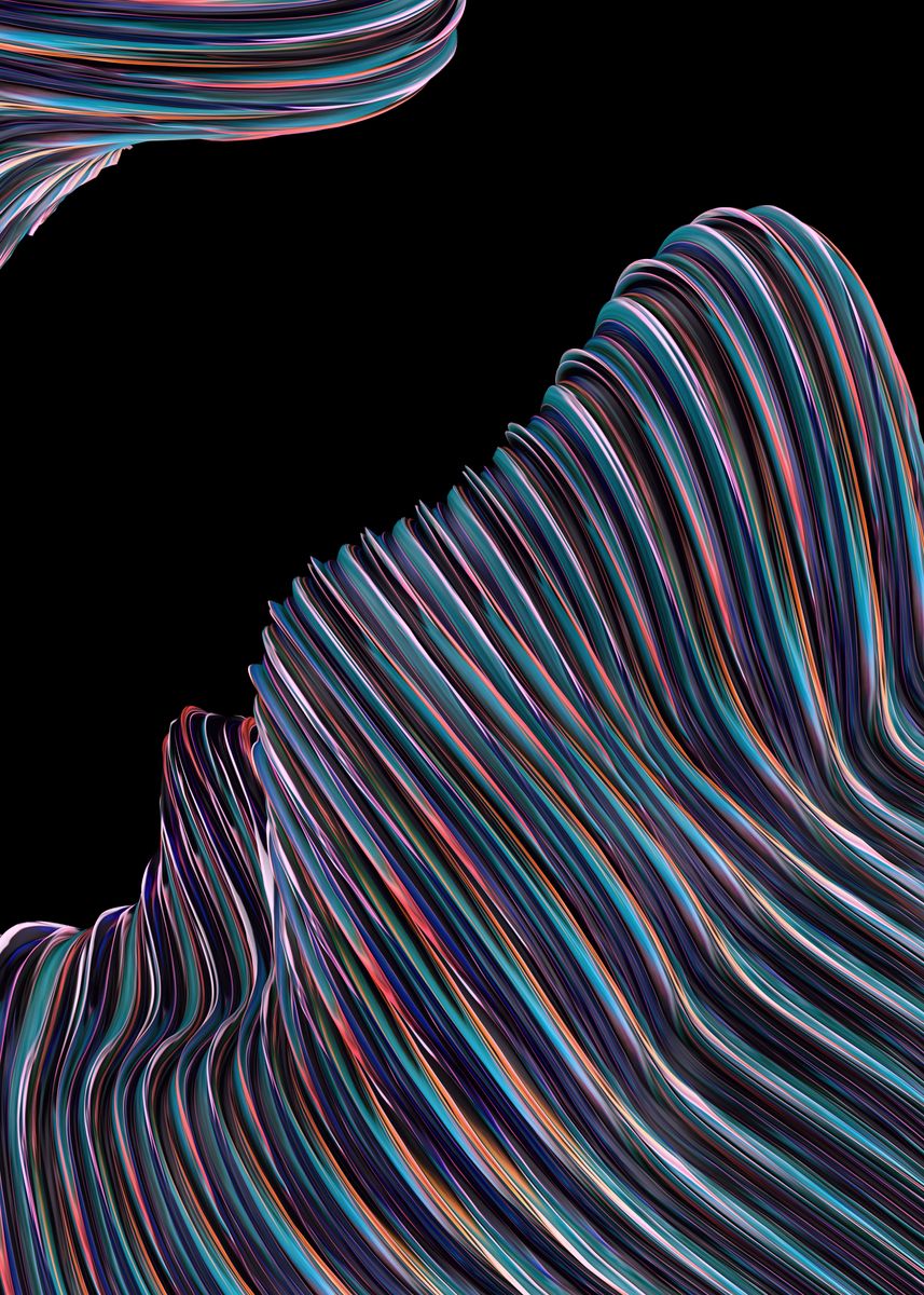 'Abstract Shape' Poster by Nikita Abakumov | Displate