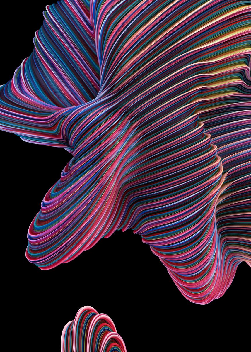 'Abstract Shape' Poster by Nikita Abakumov | Displate