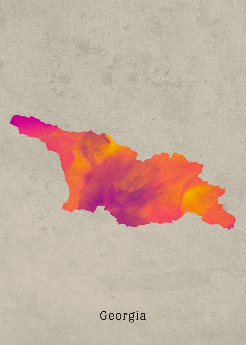 'Georgia' Poster by Iwoko | Displate