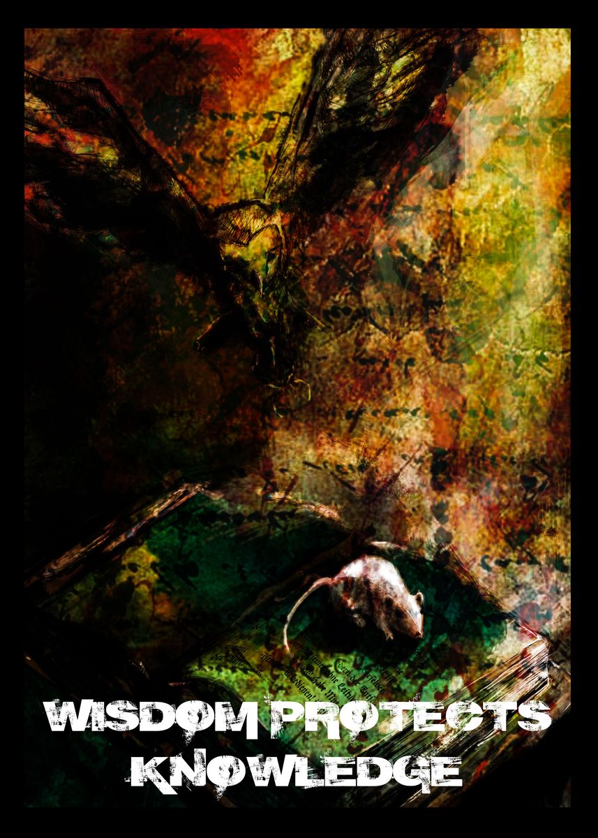 'Wisdom' Poster by Gerry Sleizik | Displate