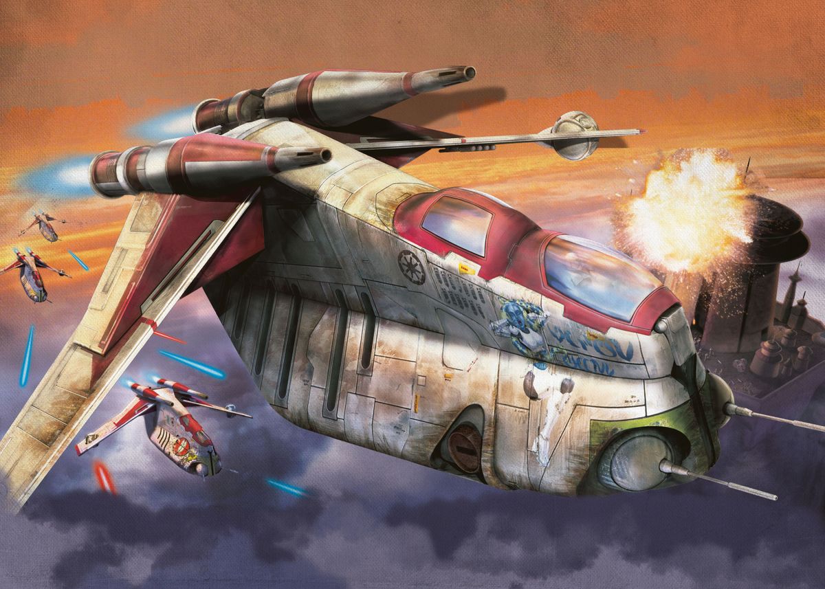 'Attack Shuttle' Poster by Star Wars | Displate