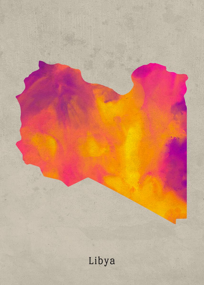 'Libya' Poster by Iwoko | Displate