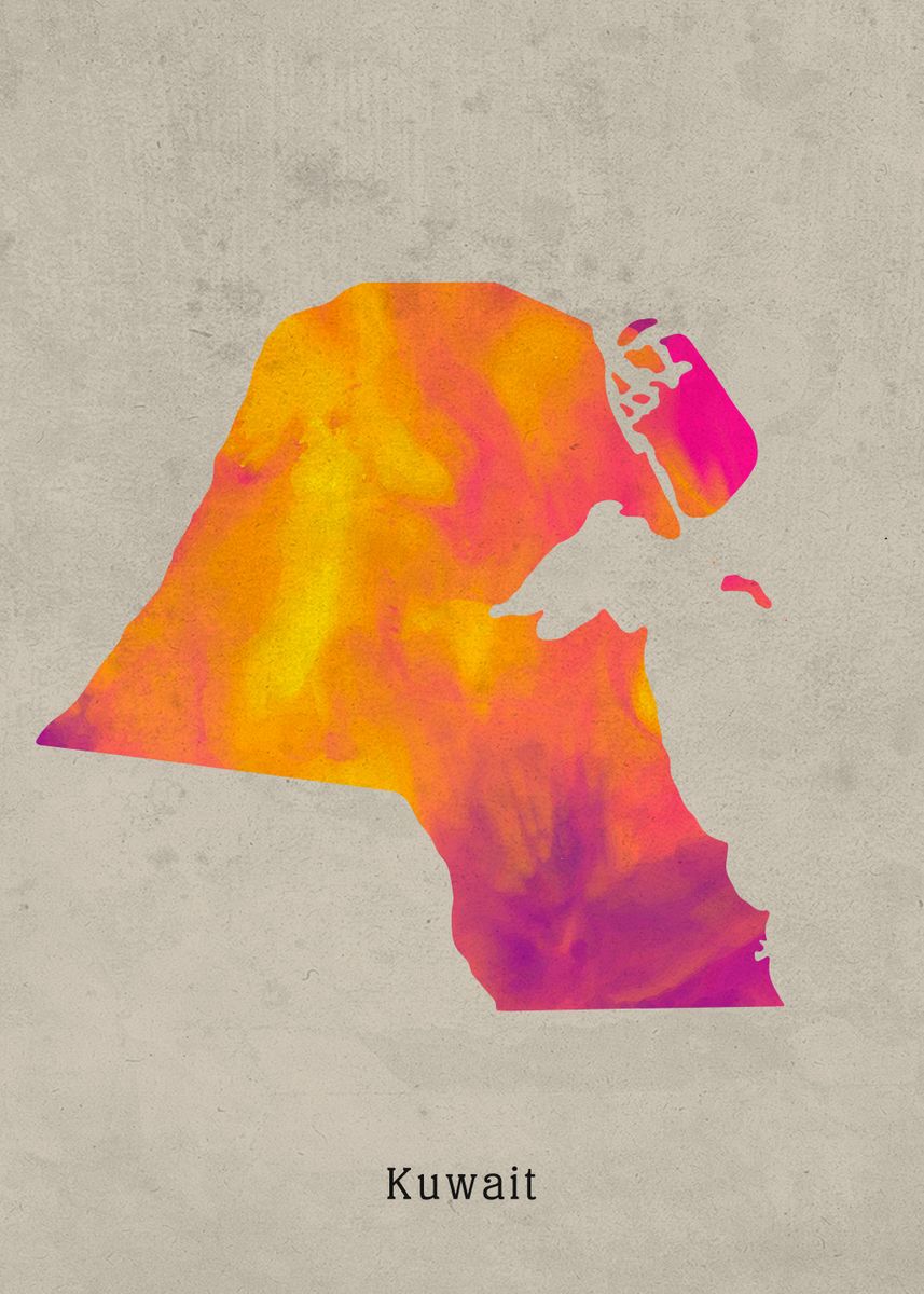 'Kuwait' Poster by Iwoko | Displate