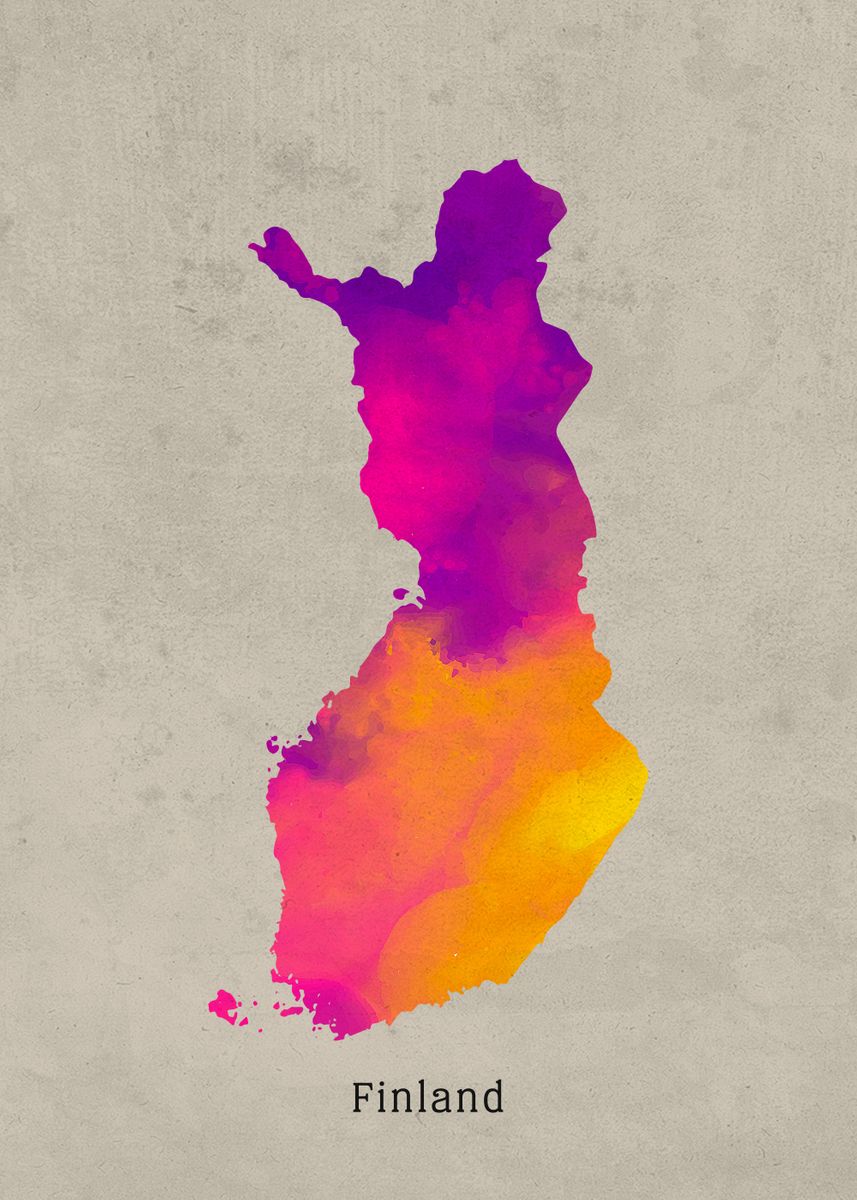 'Finland' Poster by Iwoko | Displate
