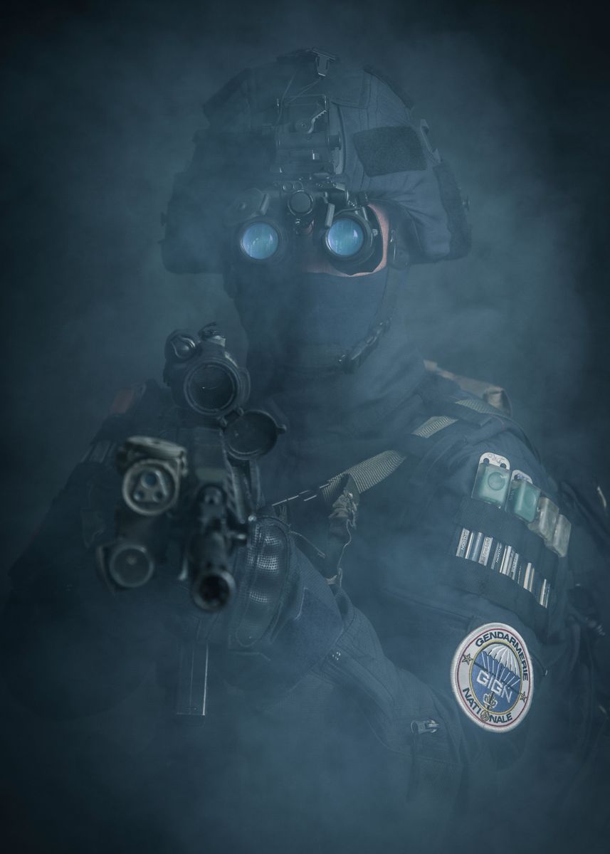 'GIGN 2' Poster, picture, metal print, paint by MR 73 Photography ...