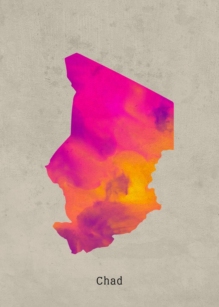 'Chad' Poster, picture, metal print, paint by Iwoko | Displate