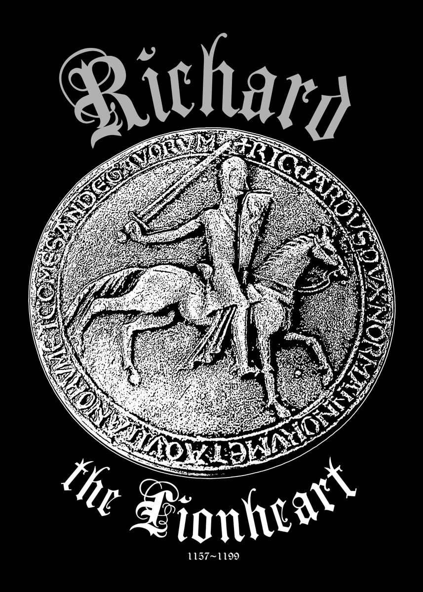 'Richard the Lionheart' Poster, picture, metal print, paint by Carlos ...