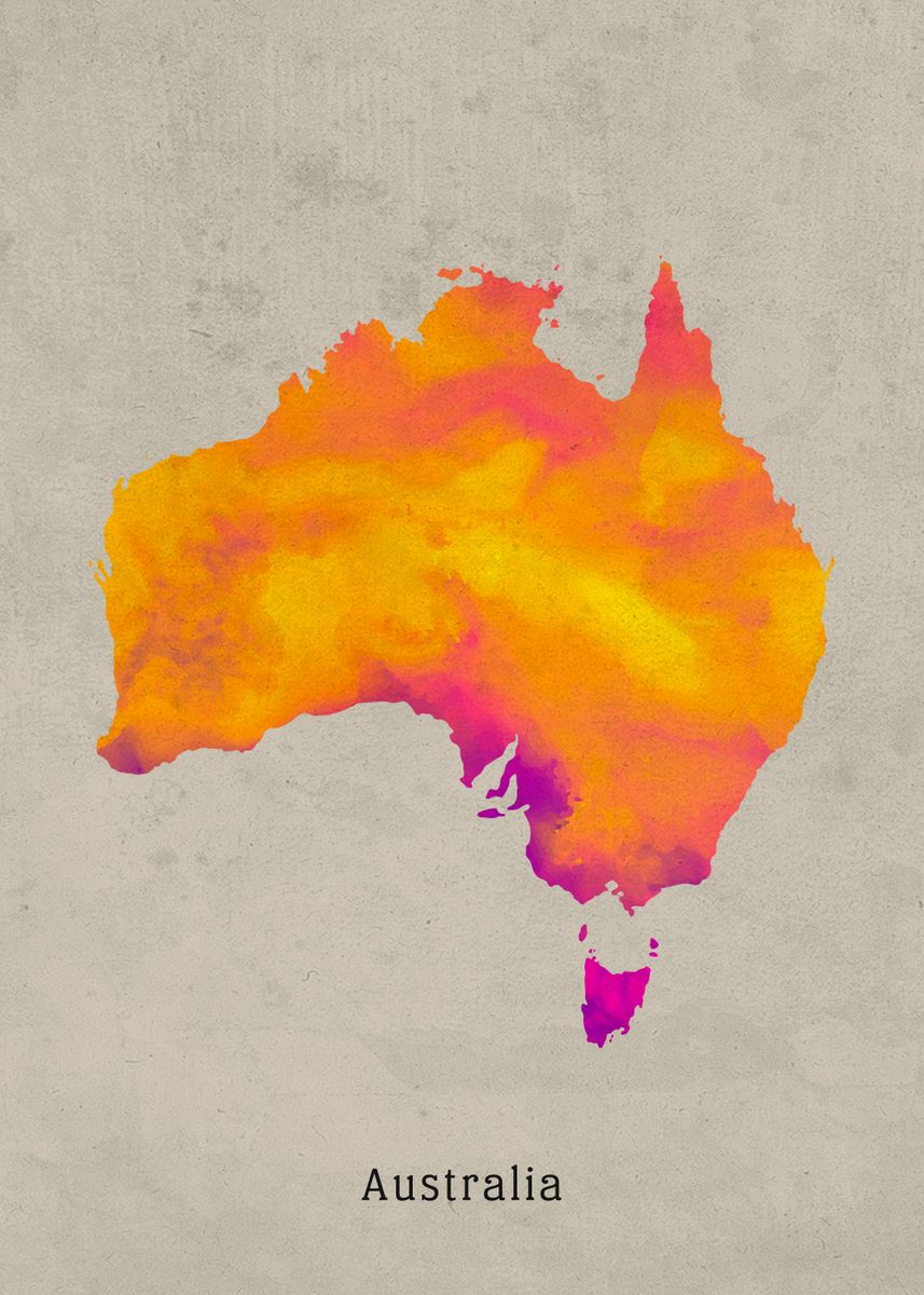 'Australia' Poster by Iwoko | Displate