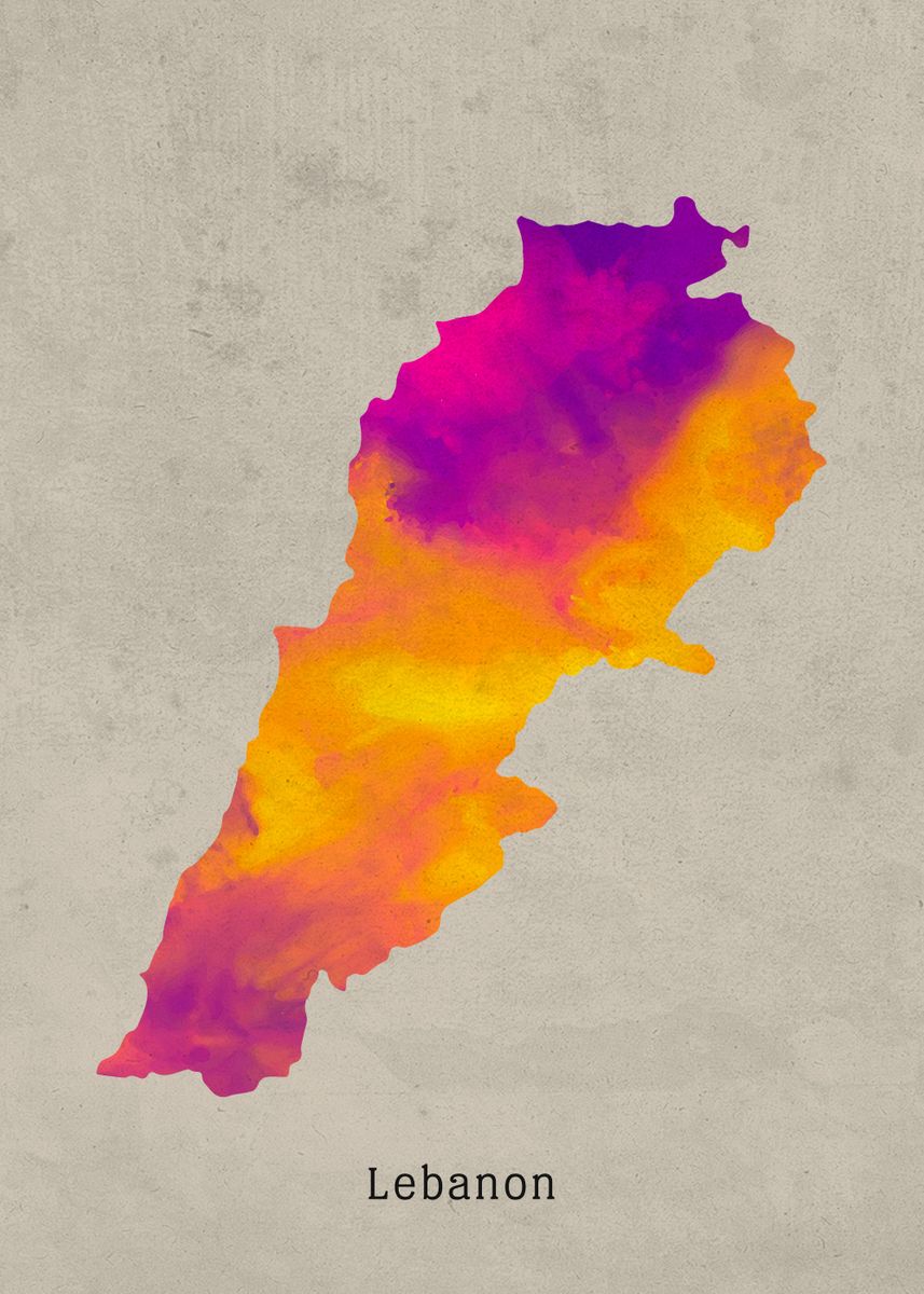 'Lebanon' Poster by Iwoko | Displate