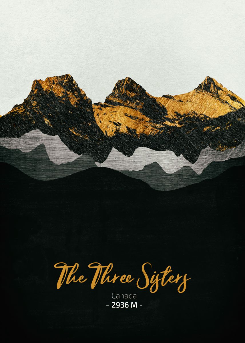 'The Three Sisters' Poster by Tobias Roetsch | Displate