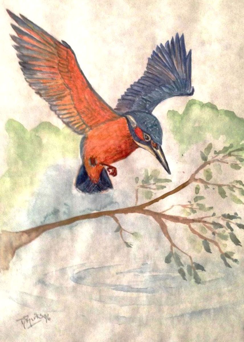 'King of the River' Poster, picture, metal print, paint by deborah ...